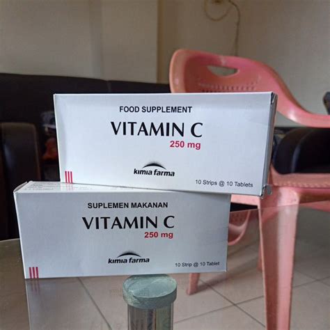 Jual Vitamin C Kimia Farma 250mg 10tablet Shopee Indonesia