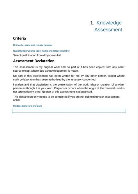 Chcdiv001 Work With Diverse People Assessment Criteria