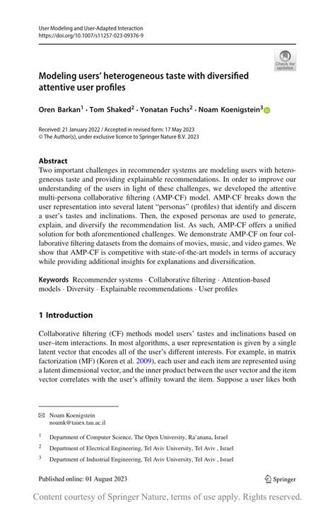 Modeling Users Heterogeneous Taste With Diversified Attentive User Profiles