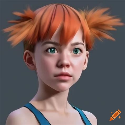 Realistic Depiction Of Misty From Pokemon