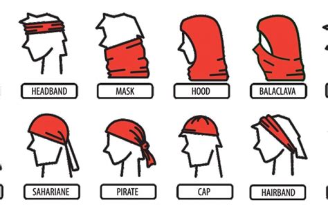 14 Maneras Como Usar Tu Bandana Tipo Buff Armando Acampando Mfpd