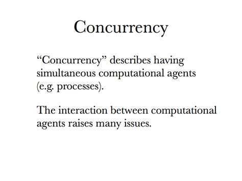 Csc 209 Concurrency