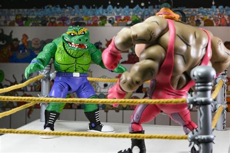 Neca Teenage Mutant Ninja Turtles Stump Wrestling Leatherhead Archie