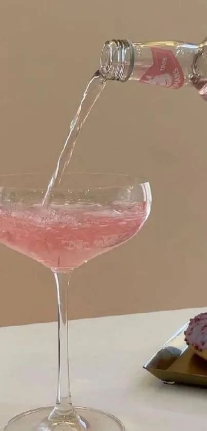 Elegant Pink Drink Aesthetic Free Download