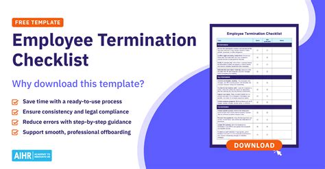Free Employee Termination Checklist Your Simple Offboarding Guide Aihr
