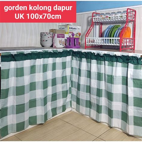 Jual Kolong Dapur Gorden Penutup Tempat Kompor Shopee Indonesia