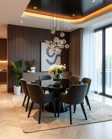 Modern Dining Room Interior In 2025 Dining Room Interiors Stylish