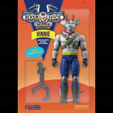 Nacellestore Biker Mice From Mars Vinnie Nz Figuarts Nzfiguarts