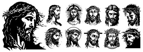 Jesus Christ Savior Messiah Royalty Free Vector Image