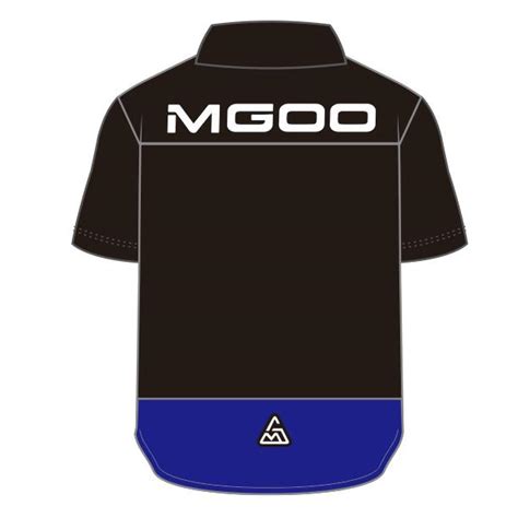 Black And Blue Cutsom Polo Shirts With Brand Logo Buy Now