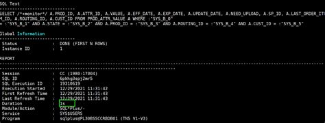 Oracle Sql Monitorsqlmonitor Csdn博客