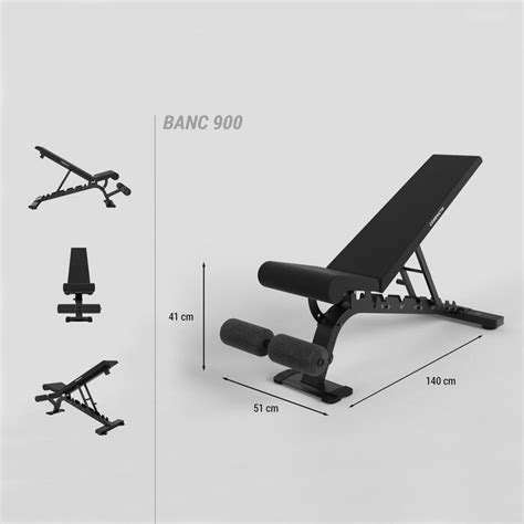 Reinforced Flat Inclined Weights Bench