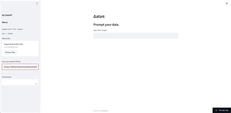 DataPi Prompt Your CSV Or Excel Files With AI Show The Community