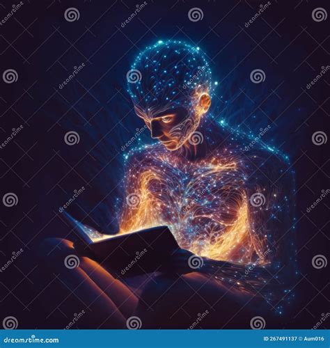 Of The Machine Learning Technology Of The Future Stock Illustration