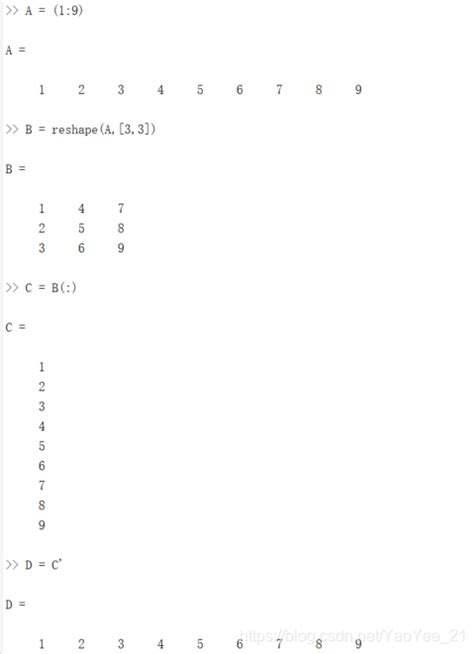 【matlab】一种超简单的二维矩阵降维方法matlab矩阵降维 Csdn博客
