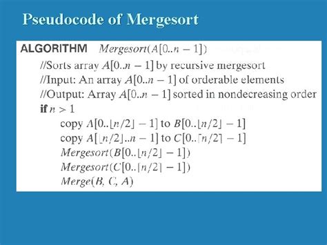 chapter 5 divideandconquer divideandconquer the mostwell known algorithm