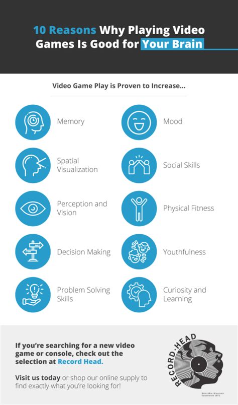 10 Reasons Why Video Games Are Good For You Record Head
