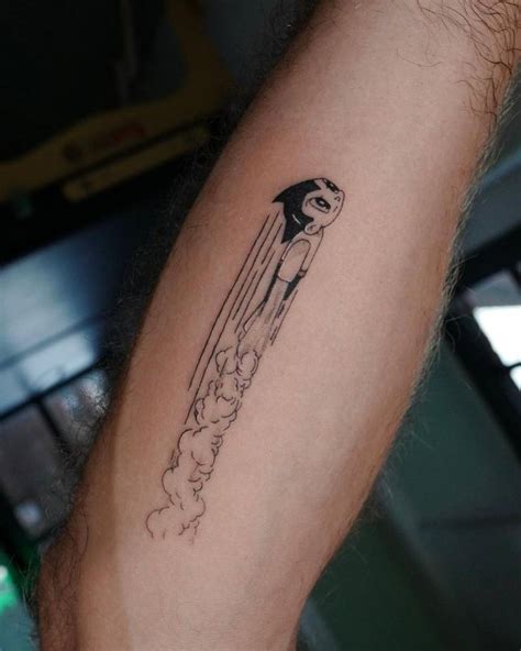 Astro Boy Tattoo Located On The Inner Forearm