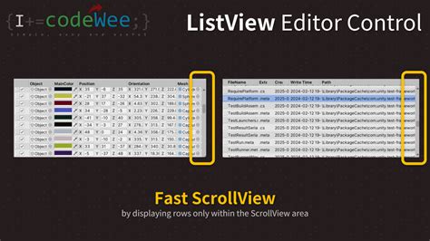 Listview Editor Control