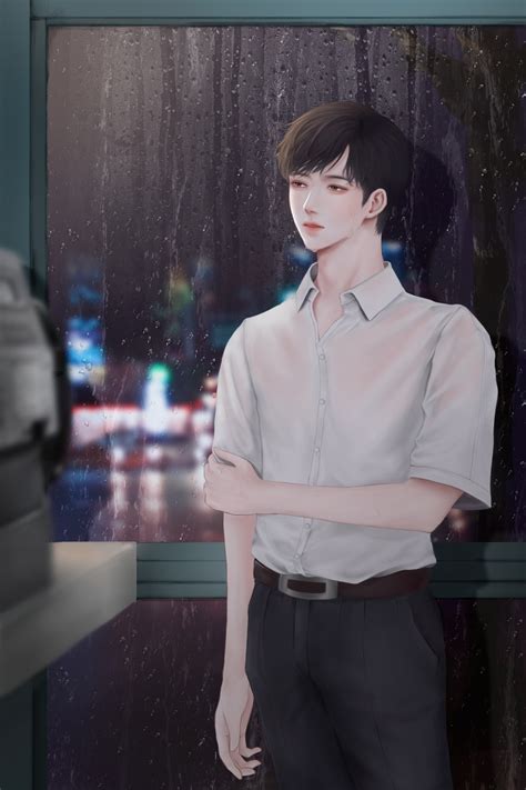 일락 작가 아트머그 반실사 일러스트 웹소설 표지 삽화