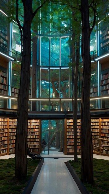 Premium Photo A Decorated Library Generative Ai