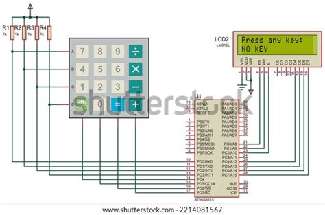 Vector Electrical Schematic Diagram Digital Information Stock Vector Royalty Free 2214081567