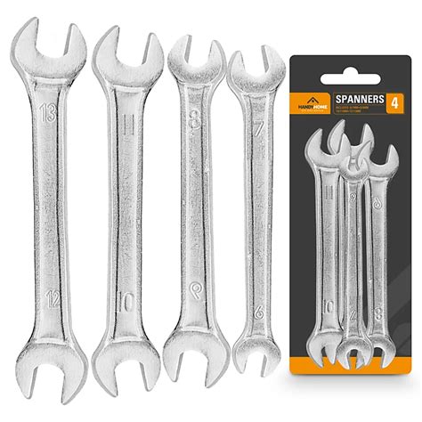 4pcs Double Ended Metric Spanner Set 6 13mm Small Metal Spanners Spanners Sets Spanner Sets