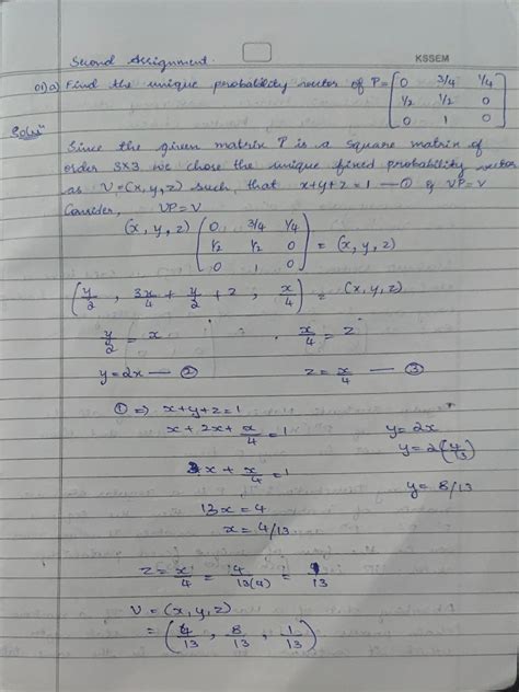 Maths 2nd Assignment Pdf