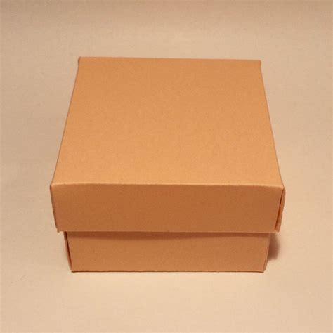 Square Box With Lid Template Gift Box With Lid Storage Box Etsy