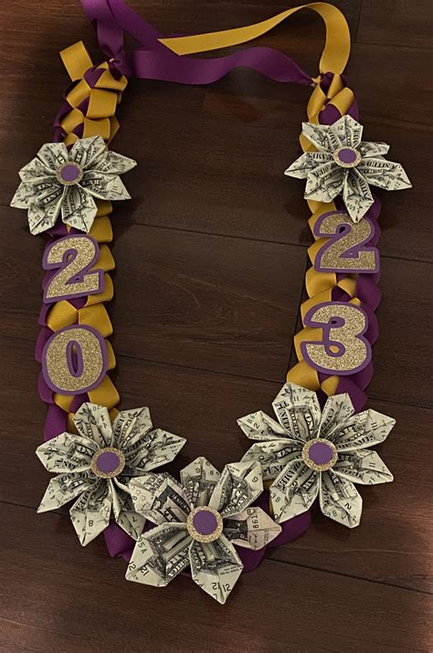 Diy Money Lei For Graduation