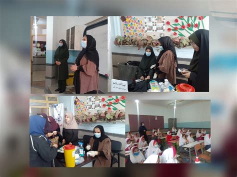 برپایی ایستگاه تندرستی در مدرسه دولتی امیرکبیر توسط هیات پزشکی ورزشی