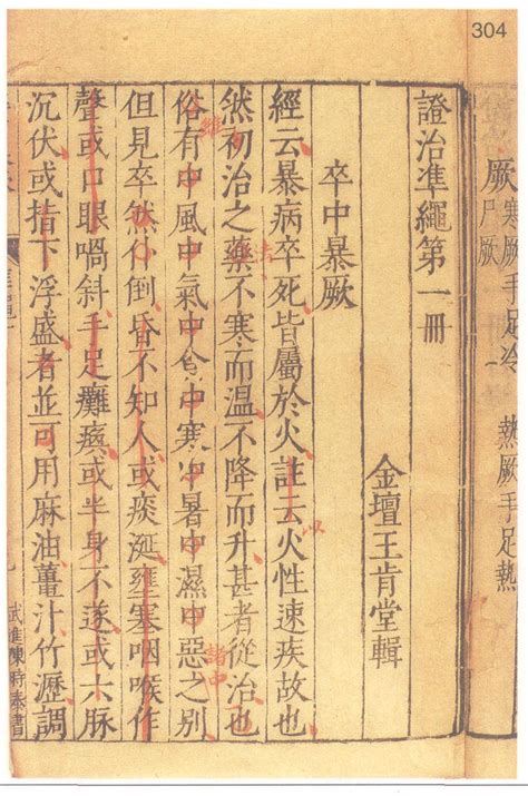 304 证治准绳书影 中医通史 医学