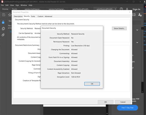 Java Pdfbox How To Set Pdf Document Security Printing To Low Resolution Stack Overflow