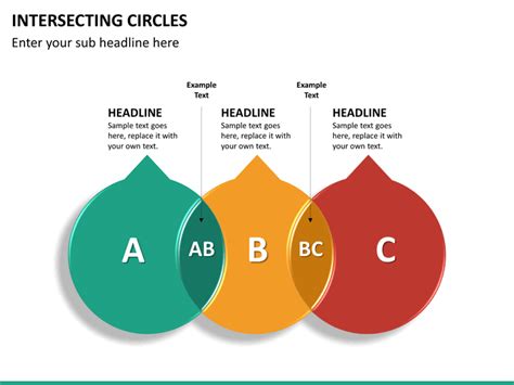 Intersecting Circles Powerpoint Sketchbubble