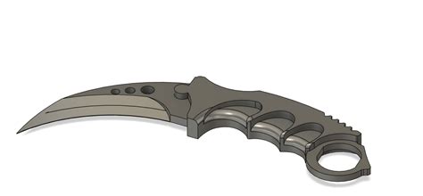 Free Stl File Karambit 🔪・3d Printer Model To Download・cults
