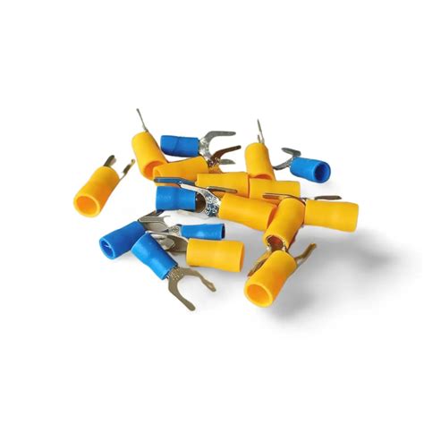 Insulated Fork Lug 15mm To 6mm As Spade Terminals Insulated Fork Lug 15mm To 6mm As Spade Terminals