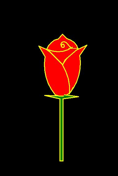 Draw Rose Flower Using Python