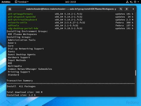 How To Switch Desktop Environments In Fedora Make Tech Easier