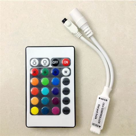V Mini Key RGB LED Controller With Remote Control For RGB Led Strip Lights Rgb