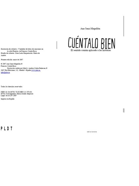Cuentalo Bien Ana Sanz Magallon Pdf Narración Aristóteles
