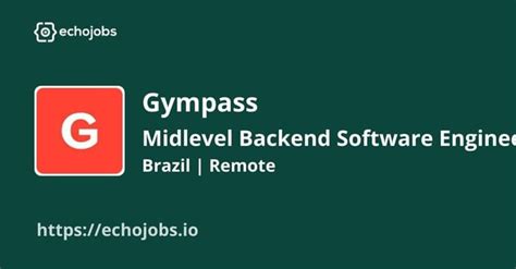 Gympass Is Hiring Midlevel Backend Software Engineer Access Team