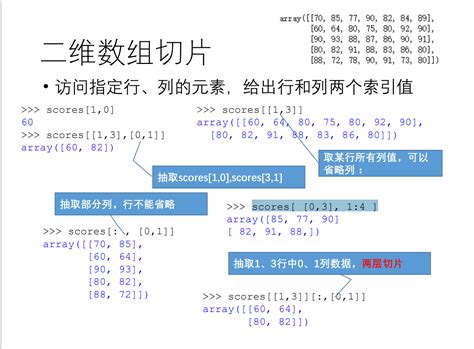 Python学习 Numpy基础python Numpy 引用 元素 Csdn博客