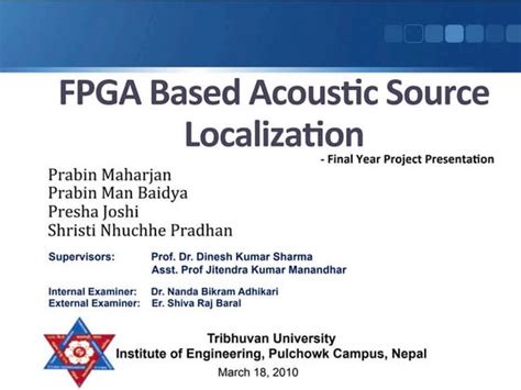 Sound Source Localization Ppt