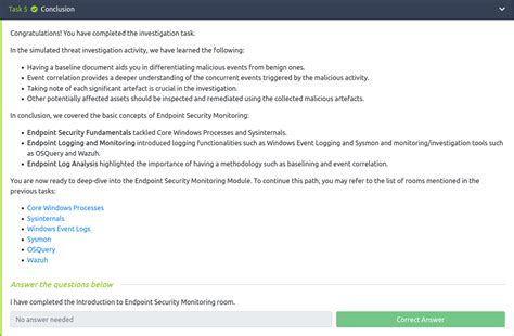 Tryhackme Intro To Endpoint Security