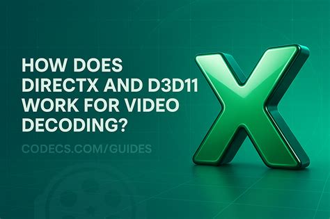 How Does Directx And D3d11 For Video Decoding Work And Do You Really Need It