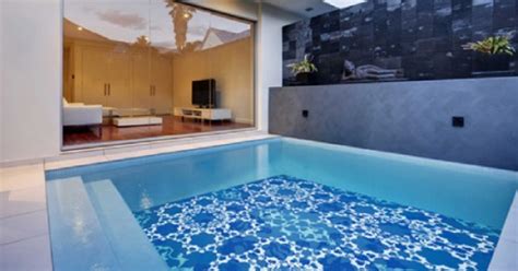 Fascinating Swimming Pool Design With Mosaic Glass Tiles By Glassdecor Digsdigs