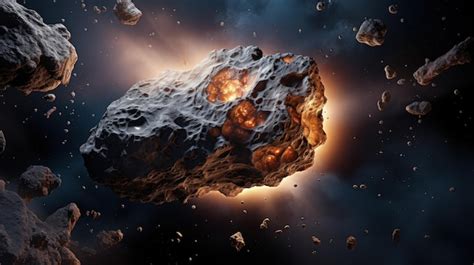 Premium Ai Image Asteroid Mining Space Resources Extraterrestrial Extraction Solid Color