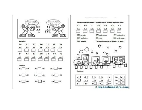 Multiplicaciones Sencillas Pdf