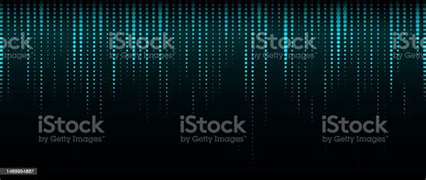 The Code Of The Background Matrix Falling From The Top Vector Particle Pattern Data Transfer