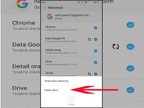 Cara Menghapus Dan Menambahkan Akun Google Dari Hp Android Xiaomi Nada